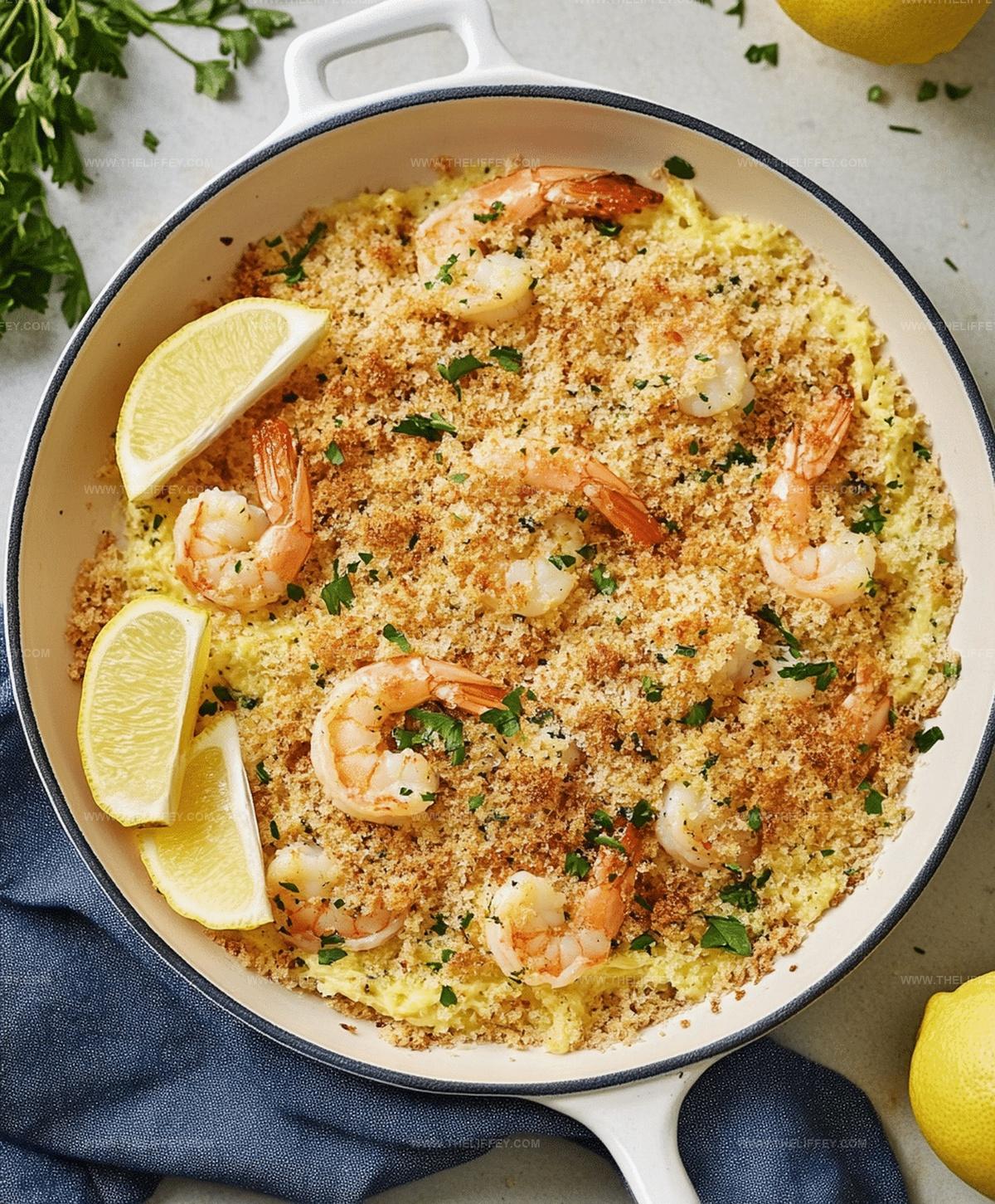 Buttery Baked Shrimp Scampi With Bread Crumbs Recipe: Seafood Magic ...