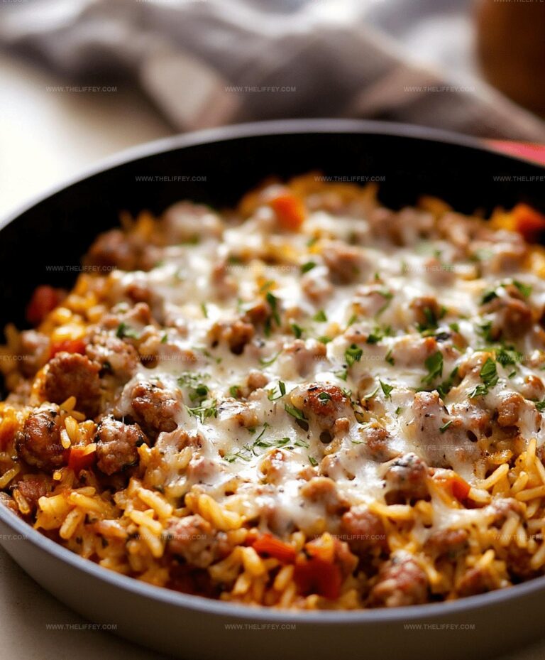 Quick & Tasty Ground Sausage And Rice Skillet Recipe For Dinner - The ...