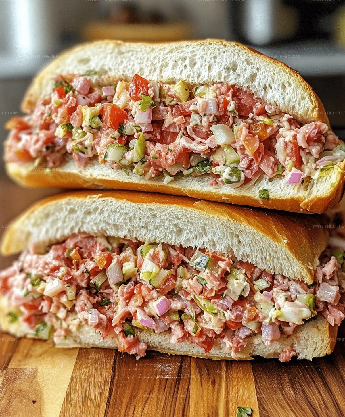 Quick & Zesty TikTok Viral Chopped Italian Sandwich Recipe - The Liffey