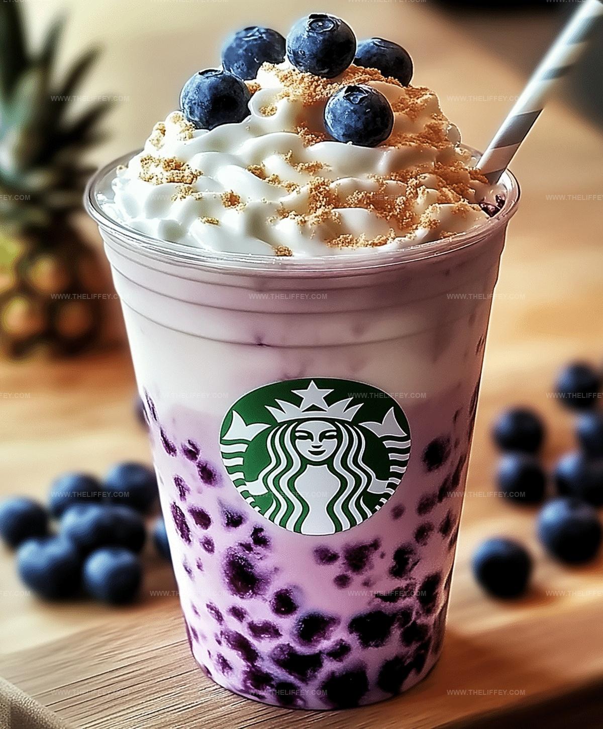 Frosty Pineapple Blueberry Frappuccino Recipe for Summer Joy - The Liffey