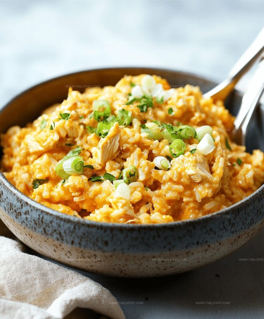 Sizzling Buffalo Chicken and Cheddar Rice Recipe for Spicy Souls - The ...