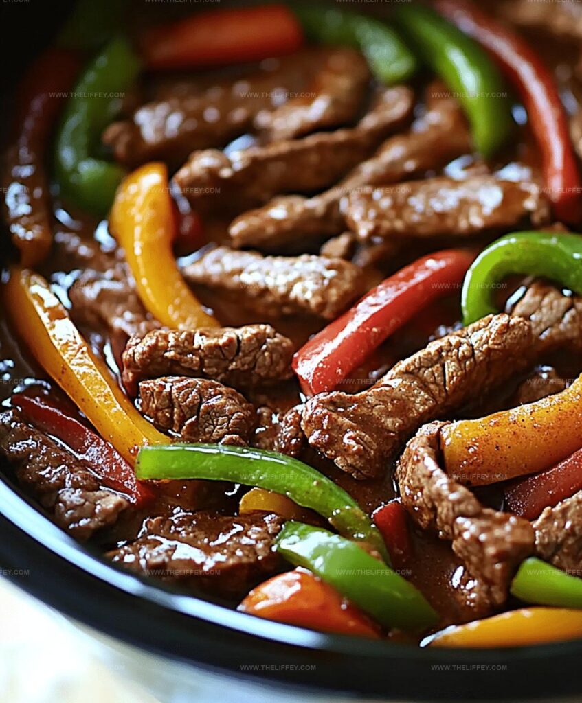 The Best Pepper Steak In A Crock Pot Recipe for Cozy Dinners - The Liffey