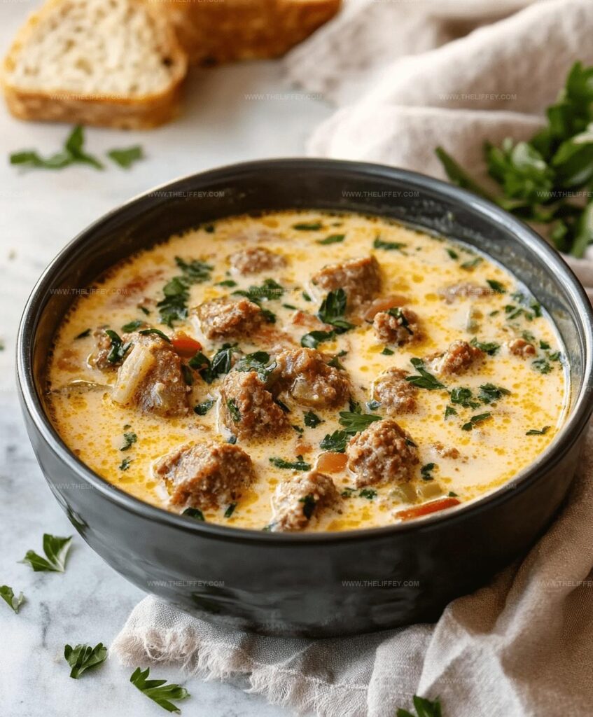 Cozy Creamy Italian Sausage Soup Recipe: A Heartwarming Blend - The Liffey