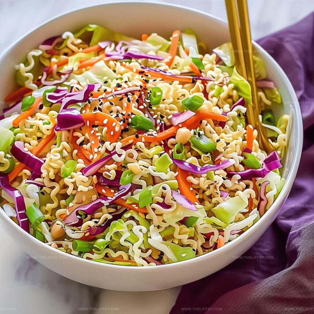 Zesty Garden-Fresh Ramen Noodle Salad Recipe - The Liffey