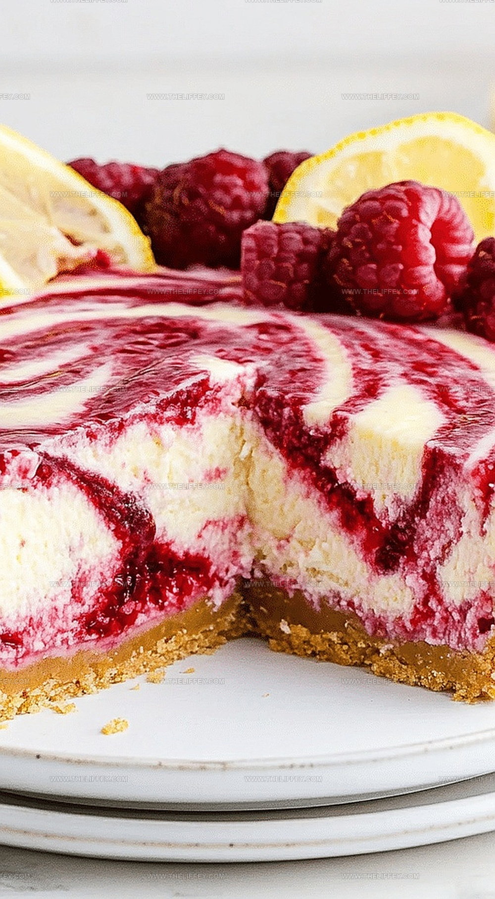 Dreamy Lemon Raspberry Swirl Cheesecake Recipe For Sweet Souls - The Liffey