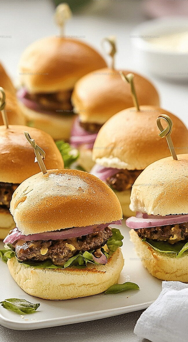 Easy Mini Sliders Recipe: Bite-Sized Burgers for Fun Gatherings - The ...